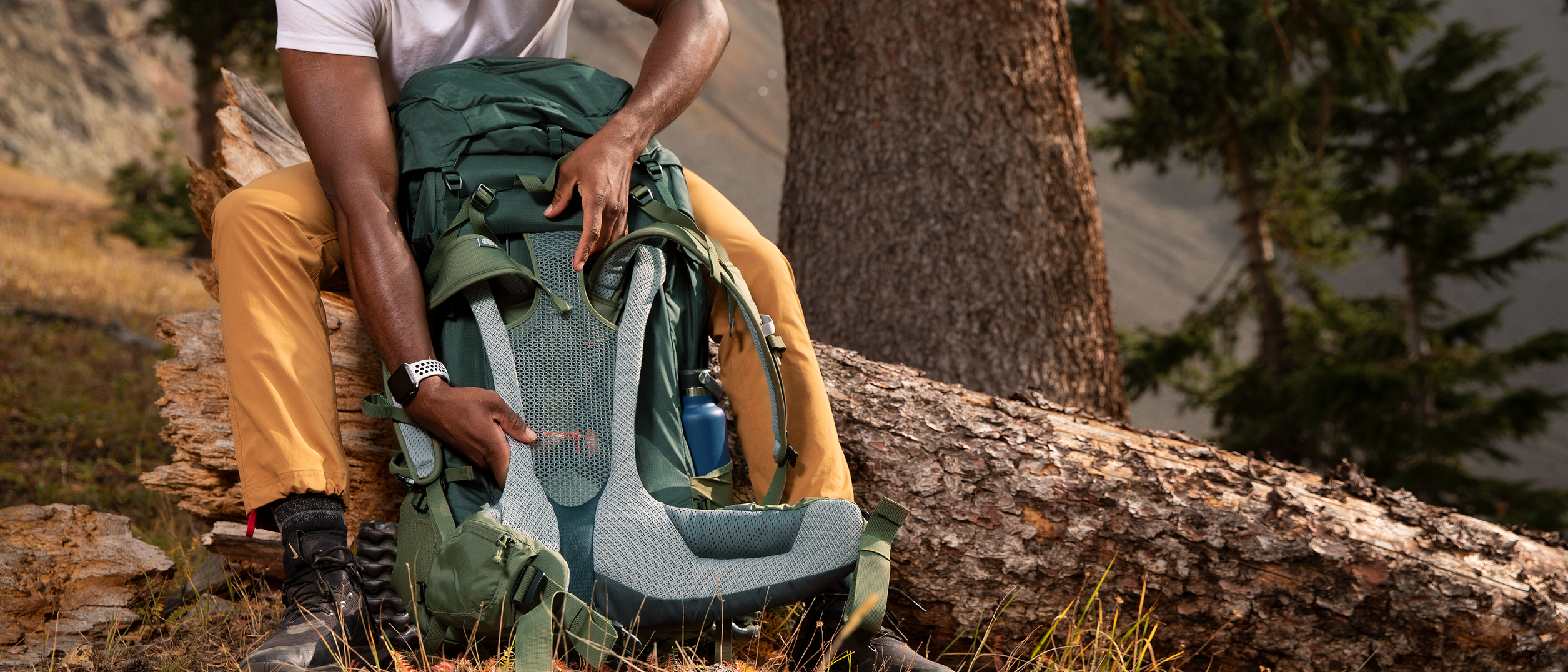 Deuter backpacks using the Aircomfort system