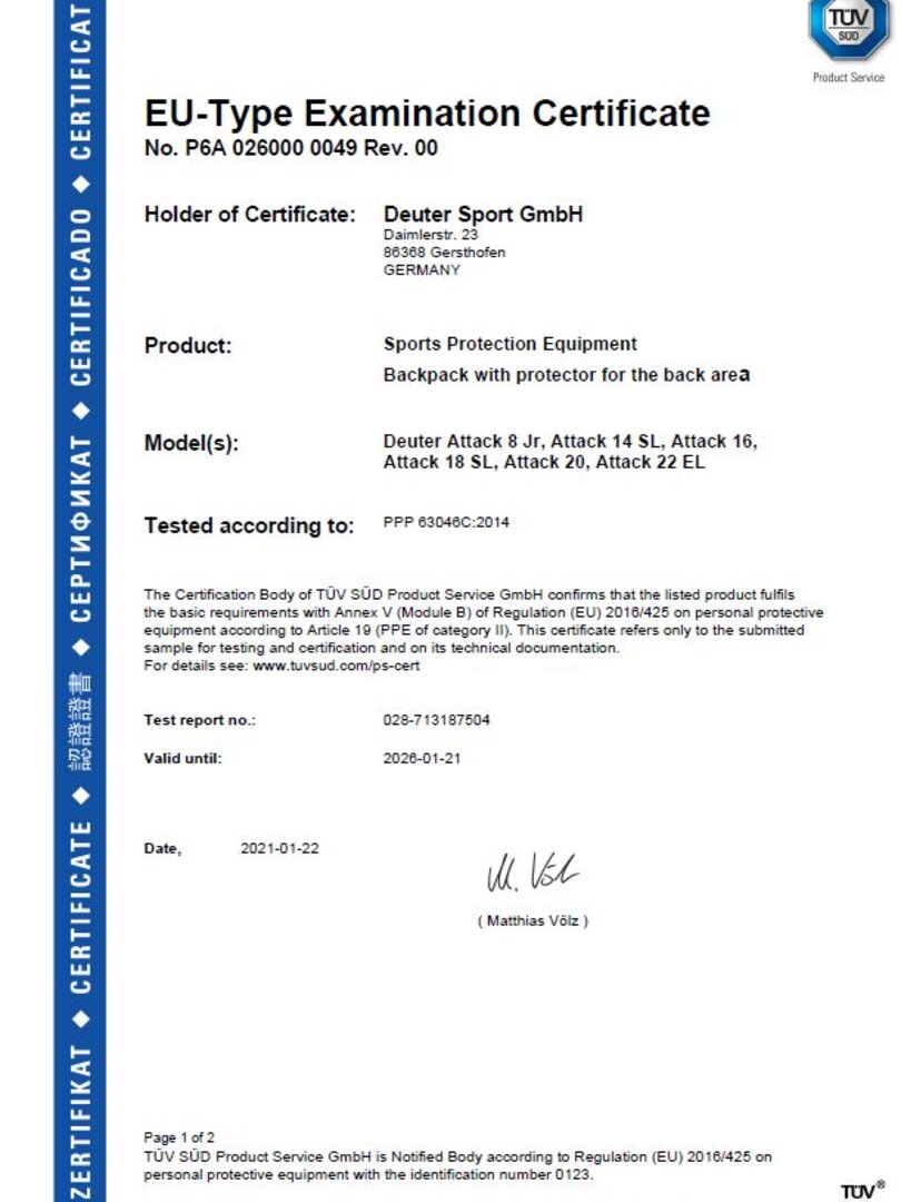 EU Declarations of Conformity