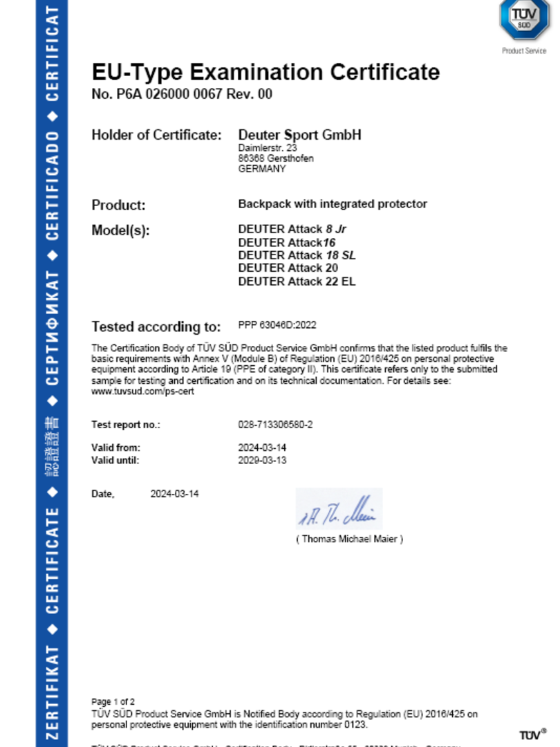 EU Declarations of Conformity